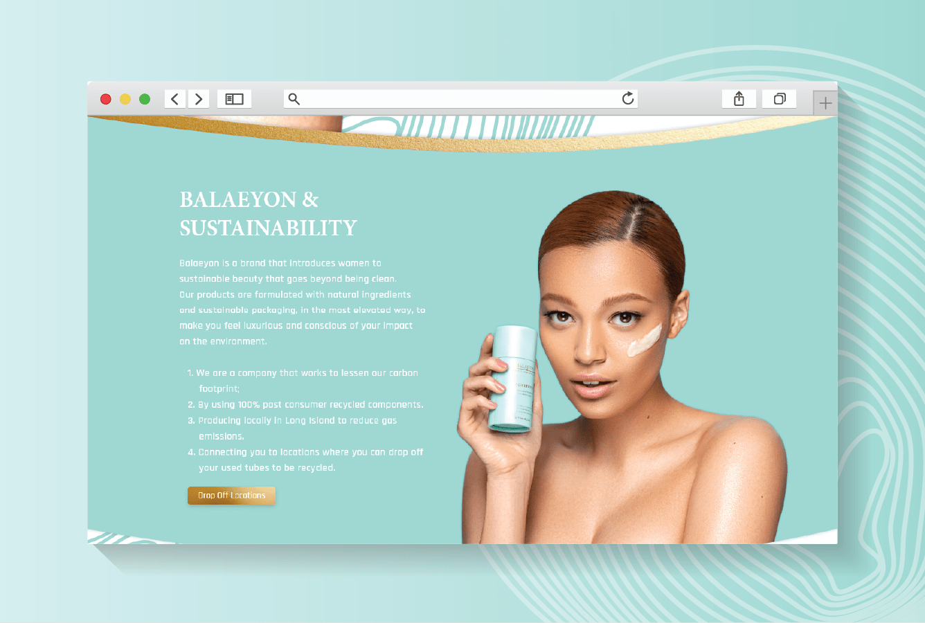 Stunning Beauty Website Design | Balaeyon | Charcoal Grey Design Co.